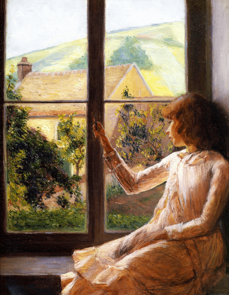 Edith Perry at the Window by Lilla Cabot Perry - A Scholarly Skater Art ...